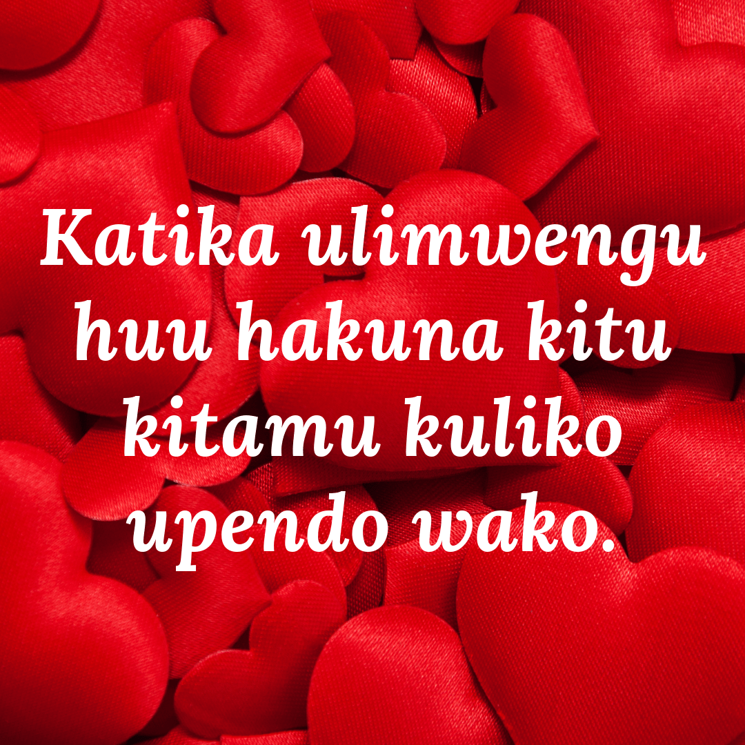 Maneno matamu ya mapenzi – Mhariri