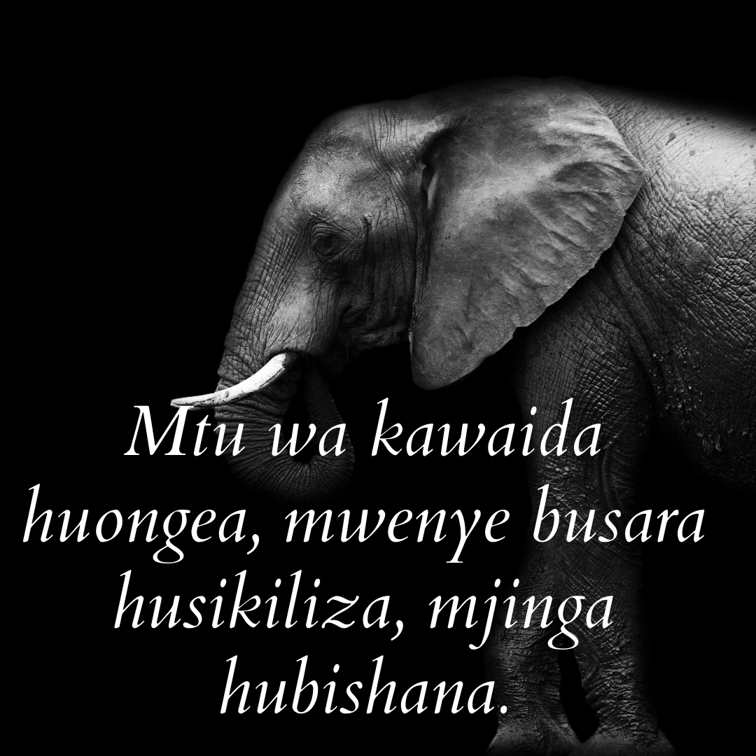 Misemo ya hekima na maarifa - Mhariri