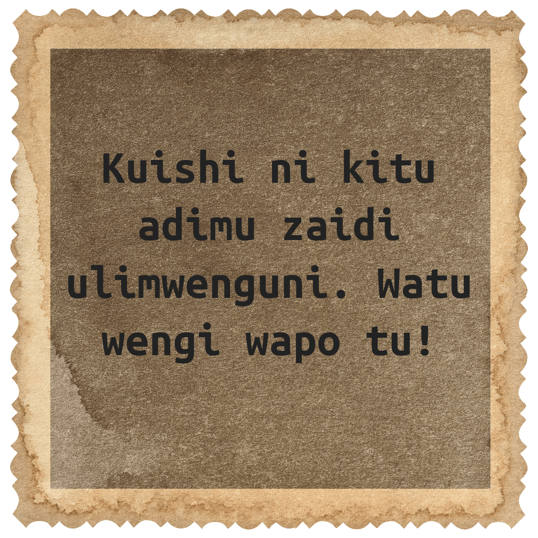 100 Misemo ya maisha – Mhariri