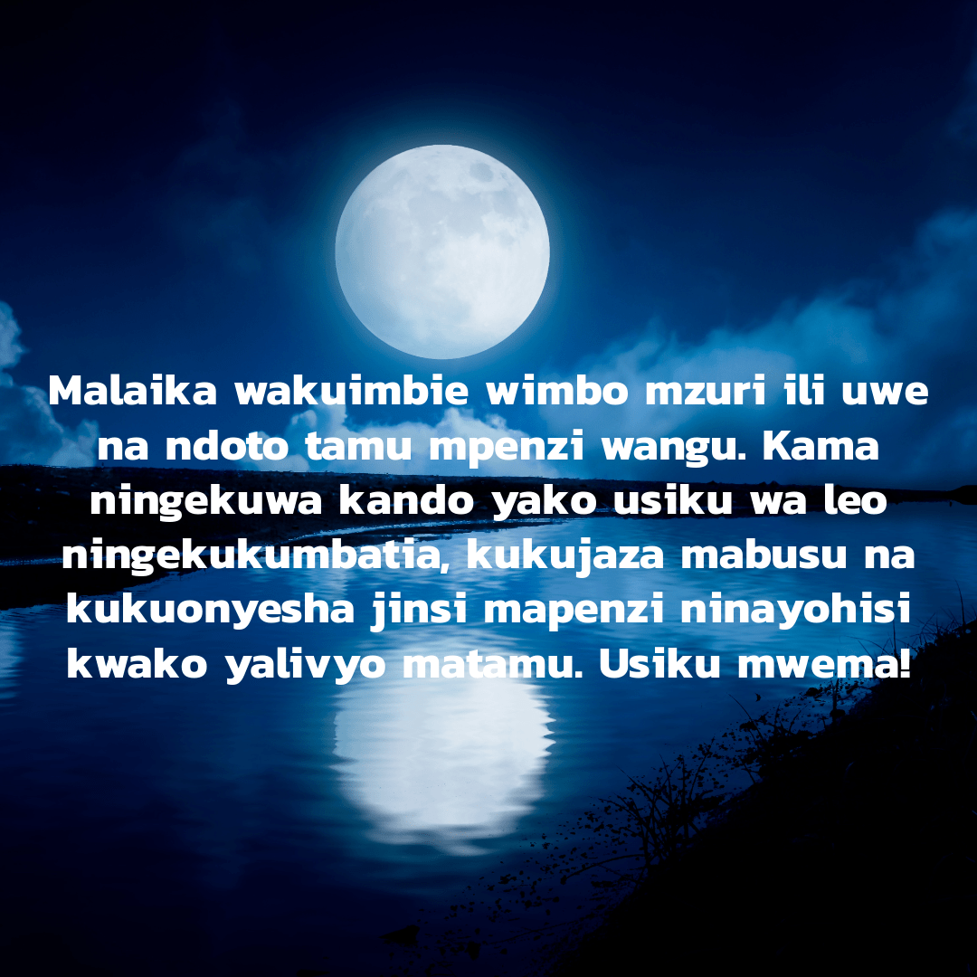 SMS za mahaba usiku na picha za usiku mwema – Mhariri