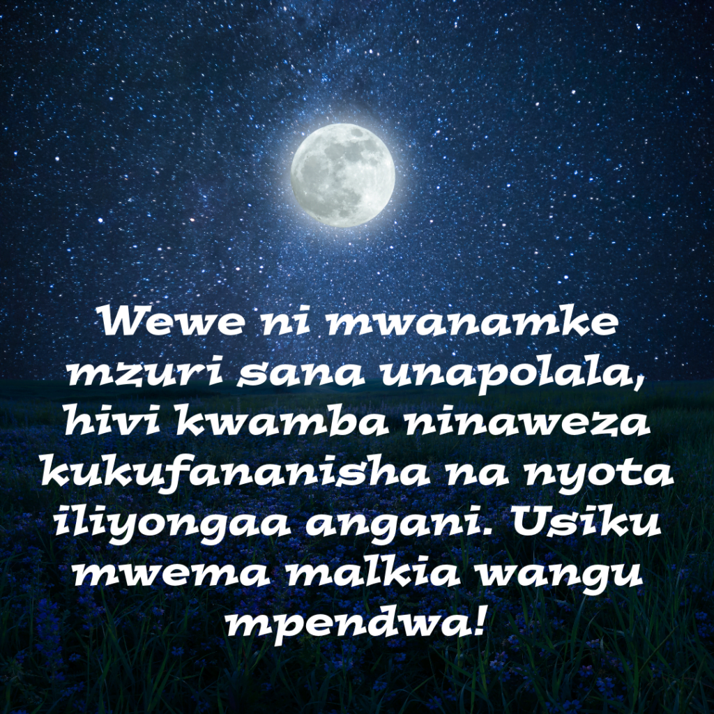 SMS za mahaba usiku na picha za usiku mwema – Mhariri