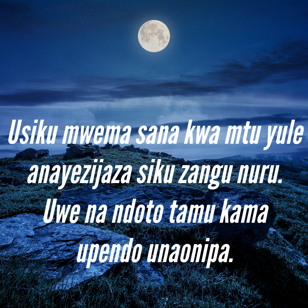 SMS za mahaba usiku na picha za usiku mwema – Mhariri