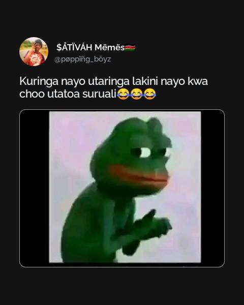 Vichekesho vya Kiswahili (memes za Swahili na Sheng) – Mhariri